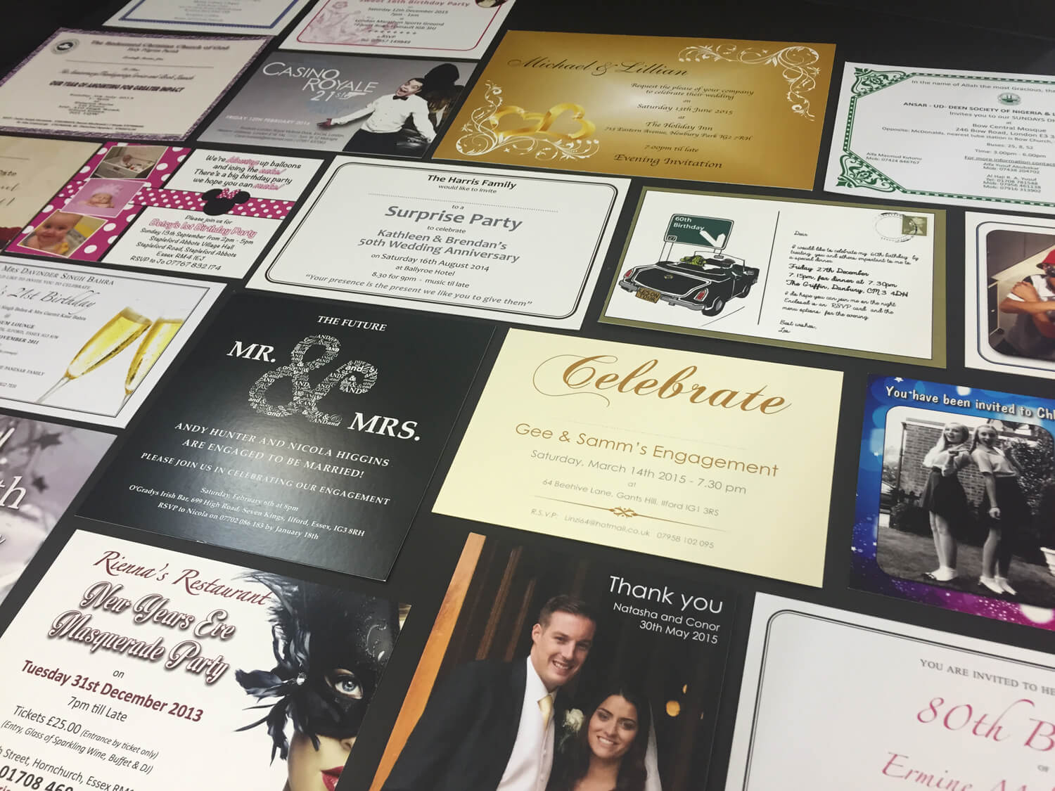 Personalised Invitation Cards | Nickel Press