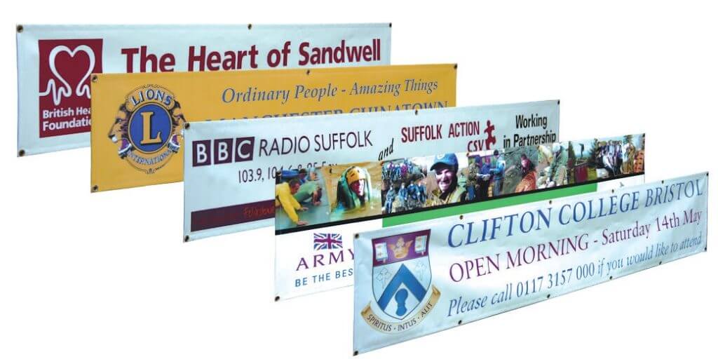 Vinyl Banners, Roller Banners + Sail Flags | Nickel Press
